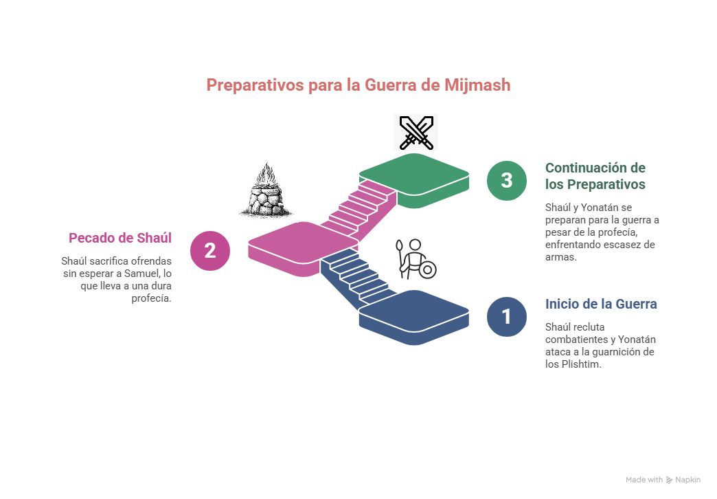 Infografía y síntesis del capítulo, 1 Shmuel 13 | התנך